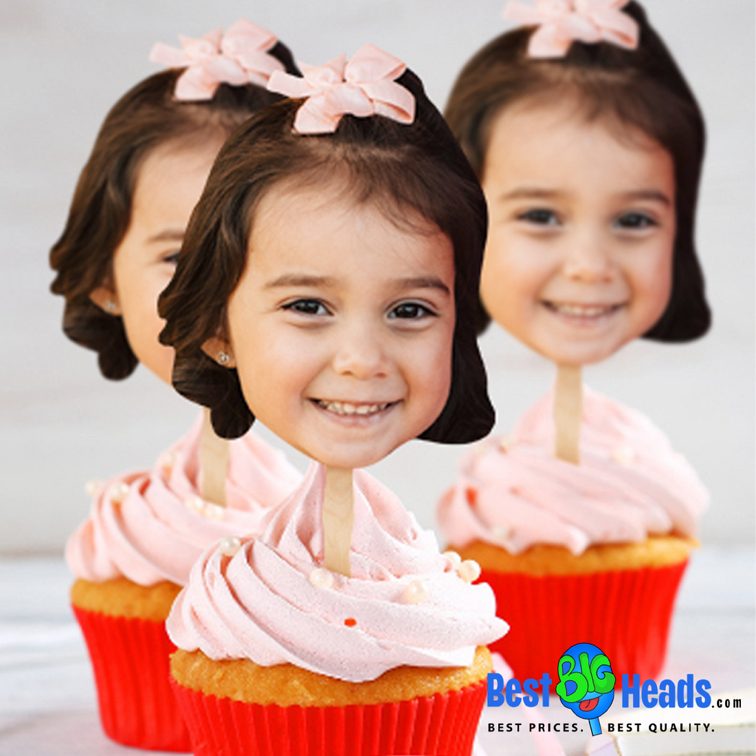*Coming Soon* Cupcakes Celebration Toppers Best BIG Heads™ Cutouts ...